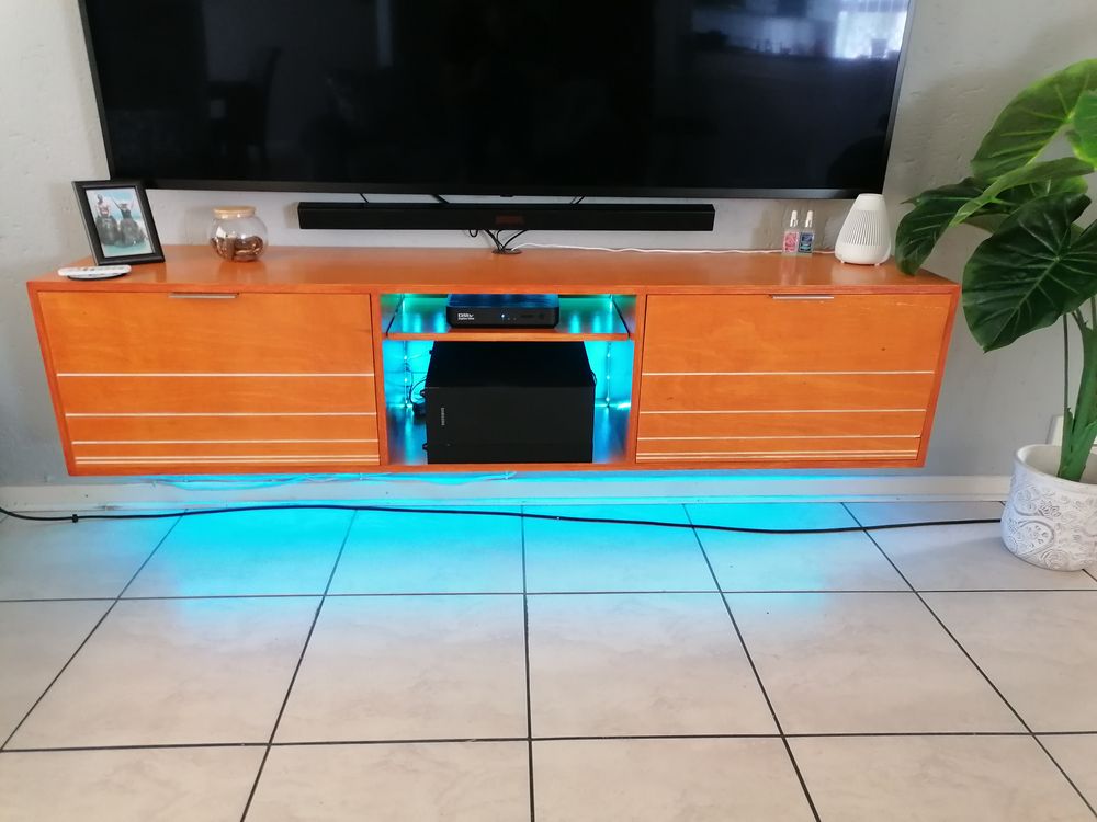 DIY Floating TV Cabinet
